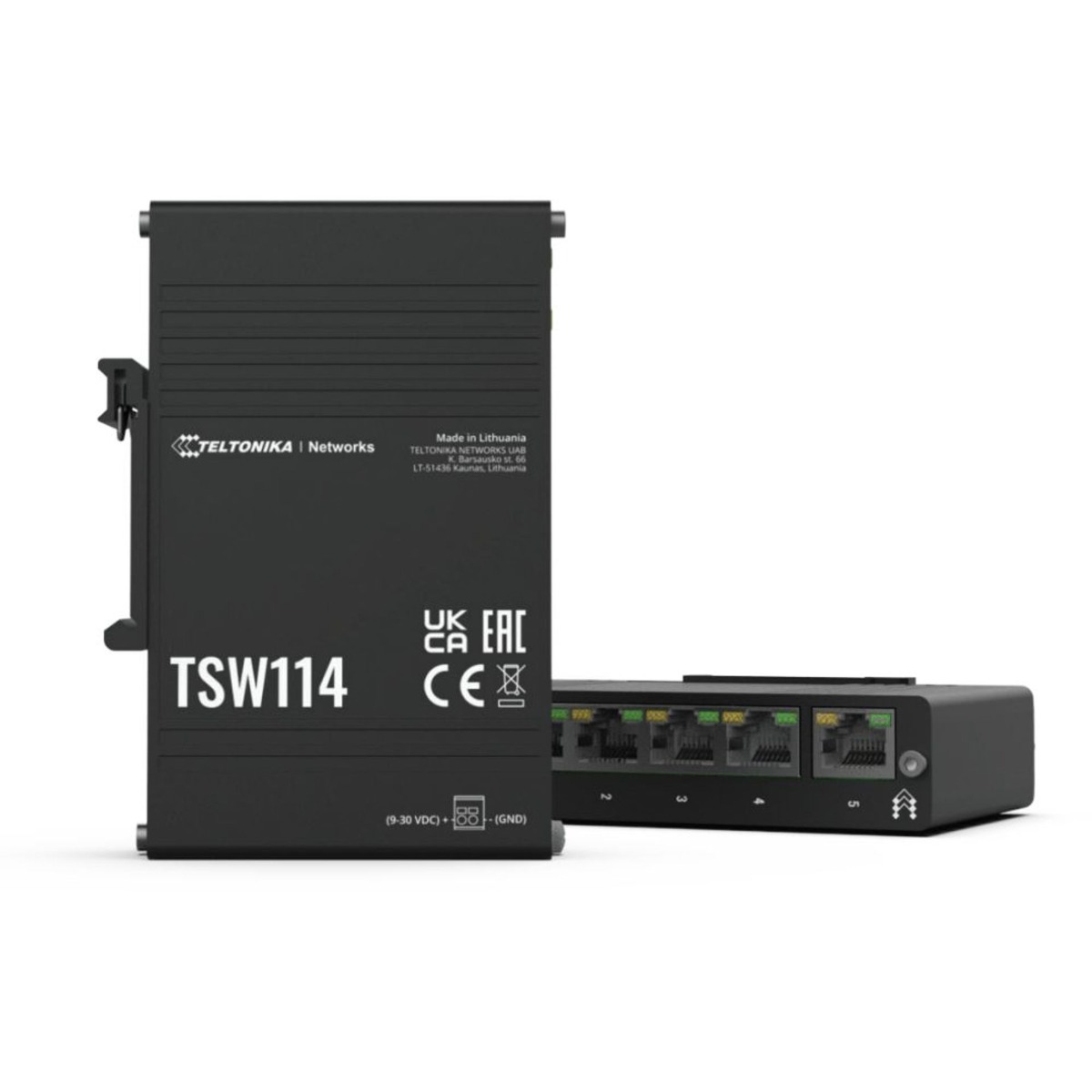 Teltonika TSW114 Gigabit Din Rail Switch